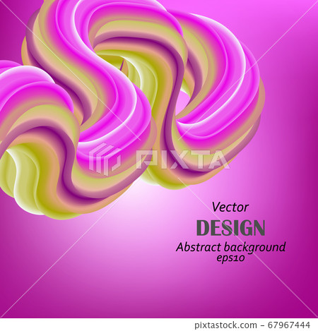 Color Flow Abstract shape poster design. Vector... - Stock Illustration ...