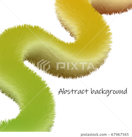 Colorful fluffy style abstract wave. Vector design - Stock Illustration ...