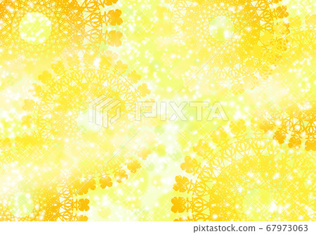 Crochet lace yellow - Stock Illustration [67973063] - PIXTA