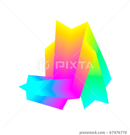 Isolated vector flow shape - Stock Illustration [67976770] - PIXTA