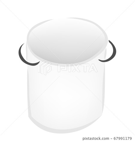 Illustration of a deep pot (cooking tool) - Stock Illustration ...