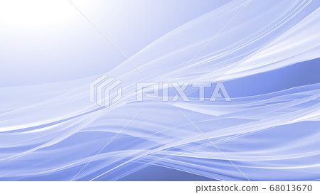 Abstract soft blue wave background - Stock Illustration [68013670] - PIXTA