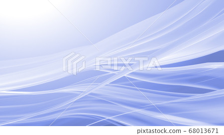 Abstract soft blue wave background - Stock Illustration [68013671] - PIXTA