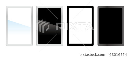 Illustration set of tablet terminal - Stock Illustration [68016554] - PIXTA