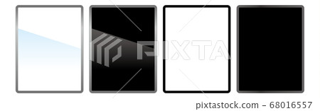 Illustration set of tablet terminal - Stock Illustration [68016557] - PIXTA