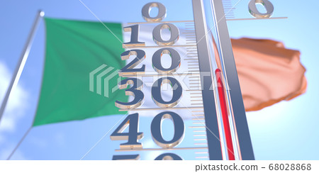 Minus 20 degrees centigrade on a thermometer... - Stock Illustration ...