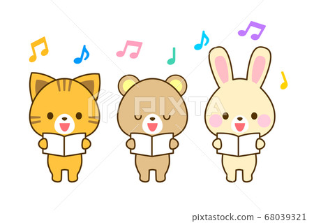 Chorus animal illustration - Stock Illustration [68039321] - PIXTA