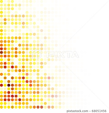 Yellow Random Dots Background, Creative Design - Stock Illustration ...