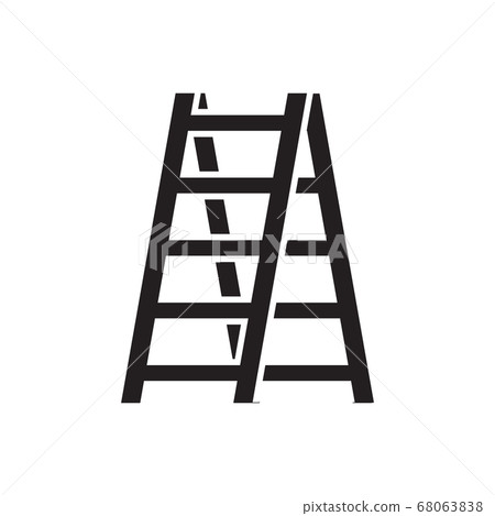 Ladder icon vector business symbol for graphic... - Stock Illustration ...