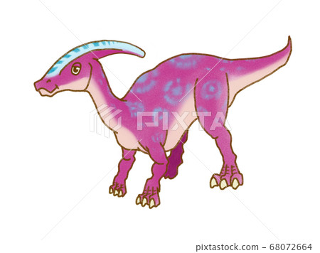 Illustration of Parasaurolophus - Stock Illustration [68072664] - PIXTA