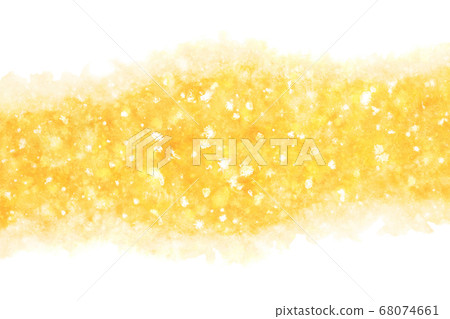 Gold wave christmas watercolor background - Stock Illustration ...