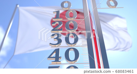 Minus 20 degrees centigrade on a thermometer... - Stock Illustration ...