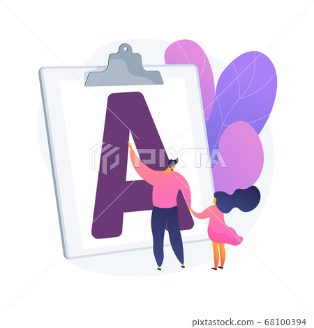 Modern dads abstract concept vector illustration. - Stock Illustration ...