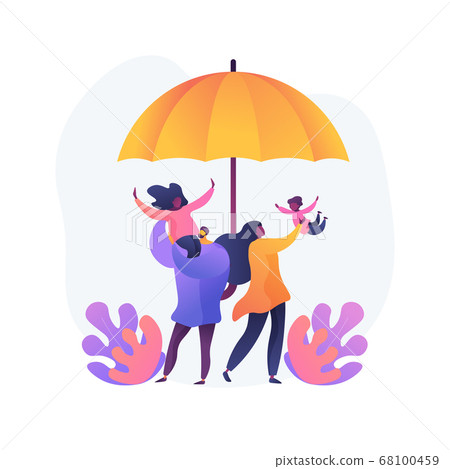 Social security abstract concept vector... - Stock Illustration ...