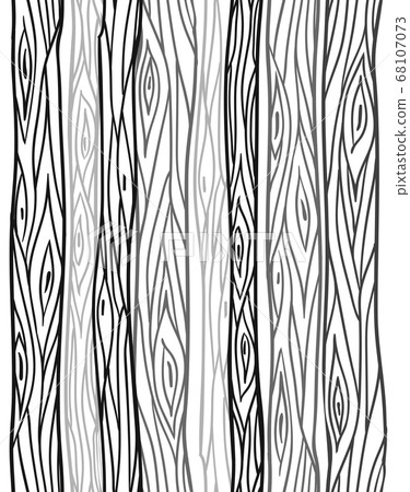 Seamless texture with doodle tree trunks.... - Stock Illustration ...
