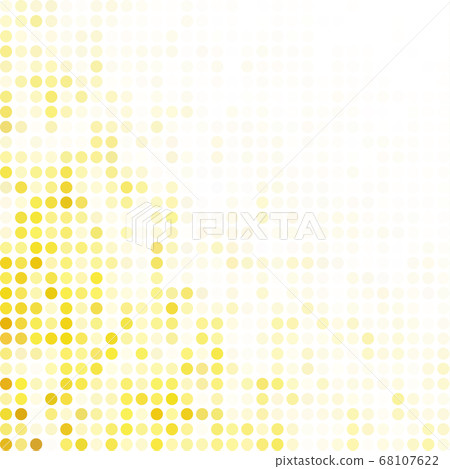 Yellow Random Dots Background, Creative Design - Stock Illustration ...