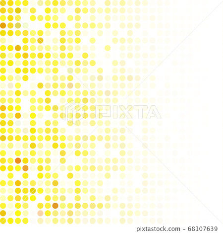 Yellow Random Dots Background, Creative Design - Stock Illustration ...