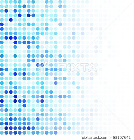 Blue Random Dots Background, Creative Design - Stock Illustration ...