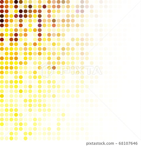 Yellow Random Dots Background, Creative Design - Stock Illustration ...