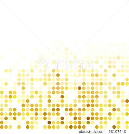 Yellow Random Dots Background, Creative Design - Stock Illustration ...