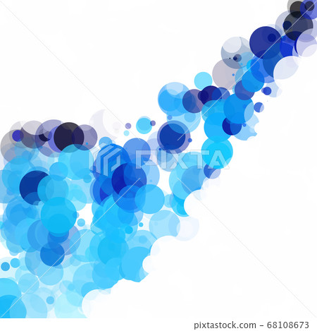 Bubbles Unique Blue Bright Vector Background - Stock Illustration ...