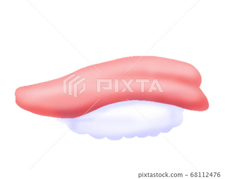 Akai shell sushi (without main line) - Stock Illustration [68112476 ...