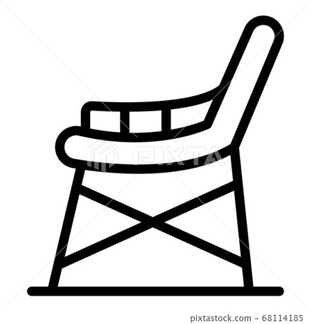 Garden chair icon, outline style - Stock Illustration [68114185] - PIXTA