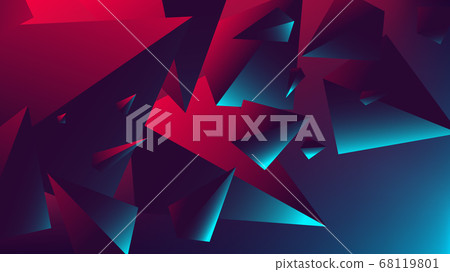 Red blue neon light with a reflection on... - Stock Illustration ...