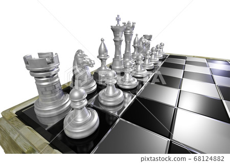 Chess (CG: transparent material) - Stock Illustration [68124882] - PIXTA