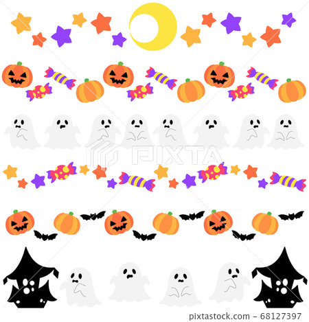 Halloween line set - Stock Illustration [68127397] - PIXTA