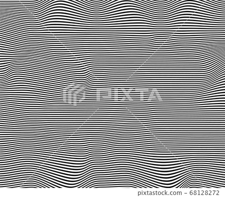 Wave Stripe Background - simple texture for your-插圖素材 [68128272] - PIXTA圖庫