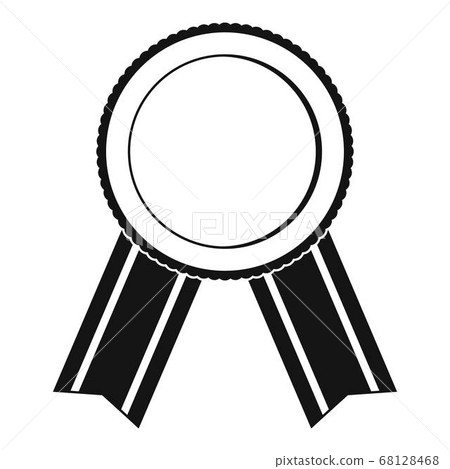 Award ribbon icon vector simple - Stock Illustration [68128468] - PIXTA