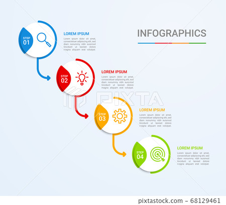 Business data visualization, infographic... - Stock Illustration ...