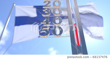 Minus 40 degrees centigrade on a thermometer... - Stock Illustration ...