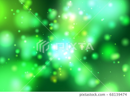 Geometry green particle light shine space... - Stock Illustration ...