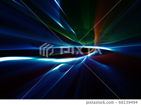 Geometric blue line intersection space... - Stock Illustration ...
