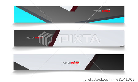 set banner abstract background . vector editable - Stock Illustration ...