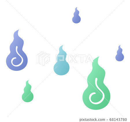 Blue human soul - Stock Illustration [68143780] - PIXTA