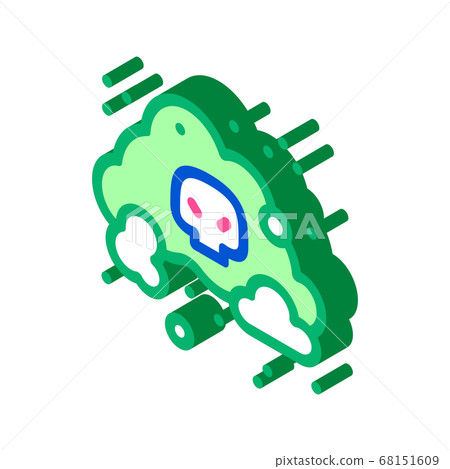 smell odor smoke isometric icon vector... - Stock Illustration ...