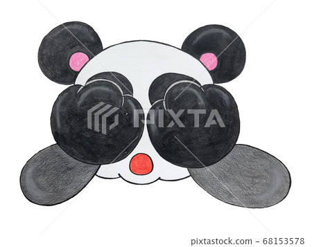 Peekaboo Panda 1 - Stock Illustration [68153578] - PIXTA