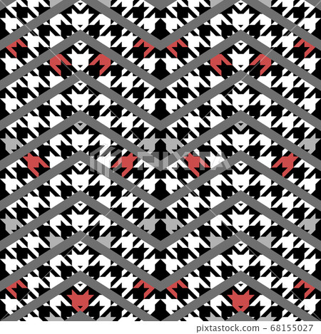 Checkered pattern for autumn clothes. - Stock Illustration [68155027 ...