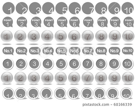 Number frame - Stock Illustration [68166339] - PIXTA