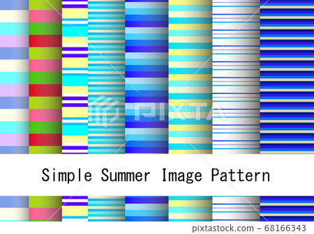 Summer color Border image color - Stock Illustration [68166343] - PIXTA