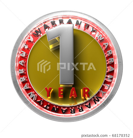 Signs 1 year 3d. - Stock Illustration [68178352] - PIXTA