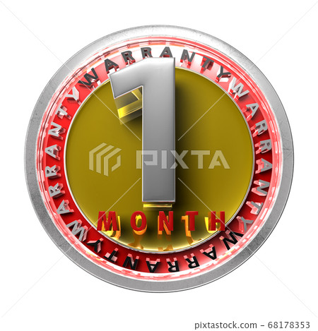 Signs 1 month 3d. - Stock Illustration [68178353] - PIXTA