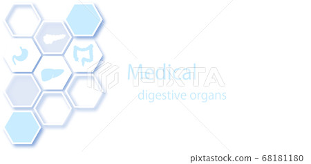 Medical digestive system banner - Stock Illustration [68181180] - PIXTA