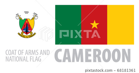 Vector set of the coat of arms and national... - Stock Illustration ...