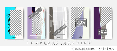 Story background template that can be edited. - Stock Illustration ...