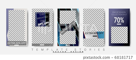 Story background template that can be edited. - Stock Illustration ...