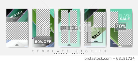 Story background template that can be edited. - Stock Illustration ...